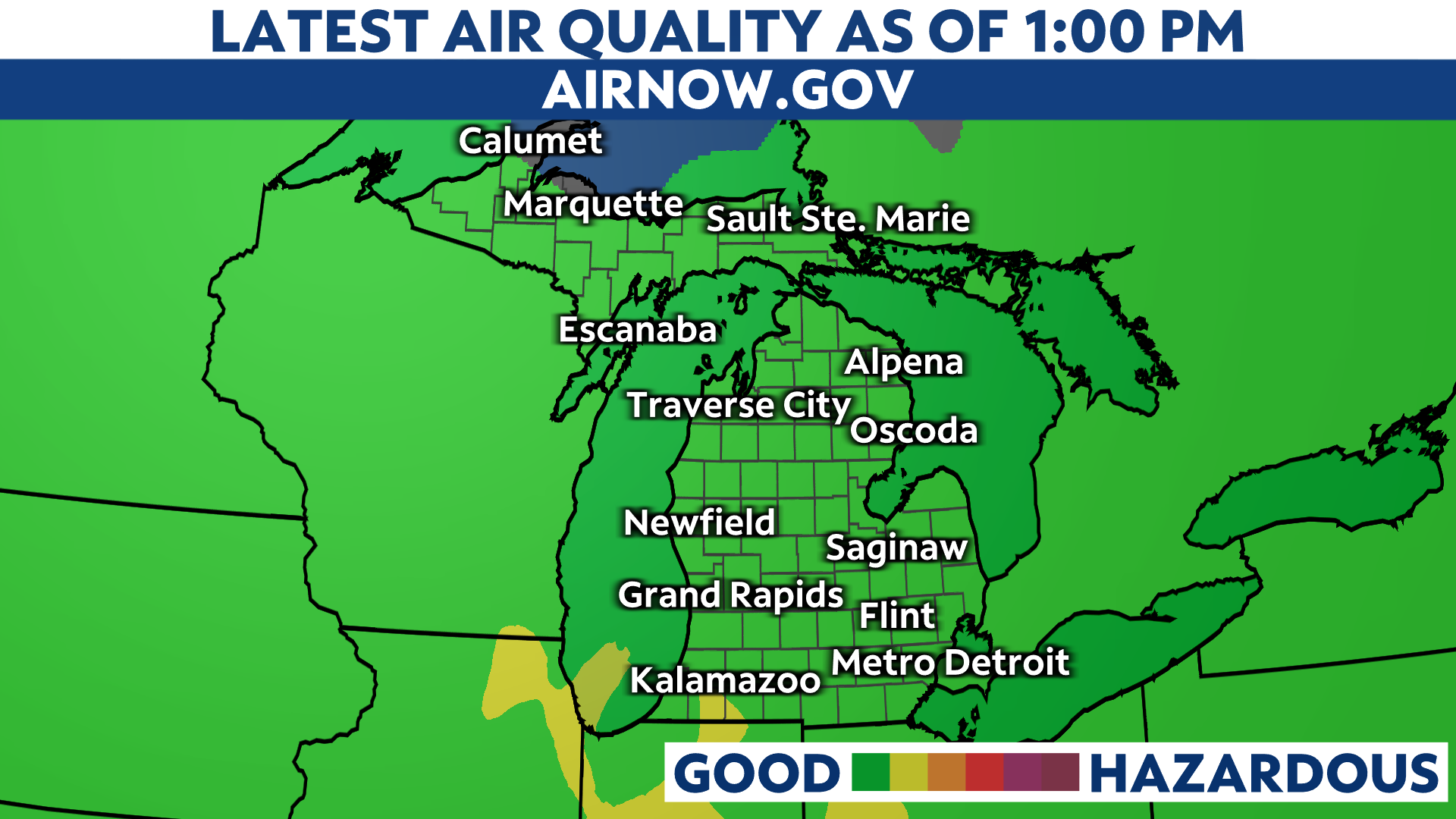 Michigan Air Quality Snowmelt